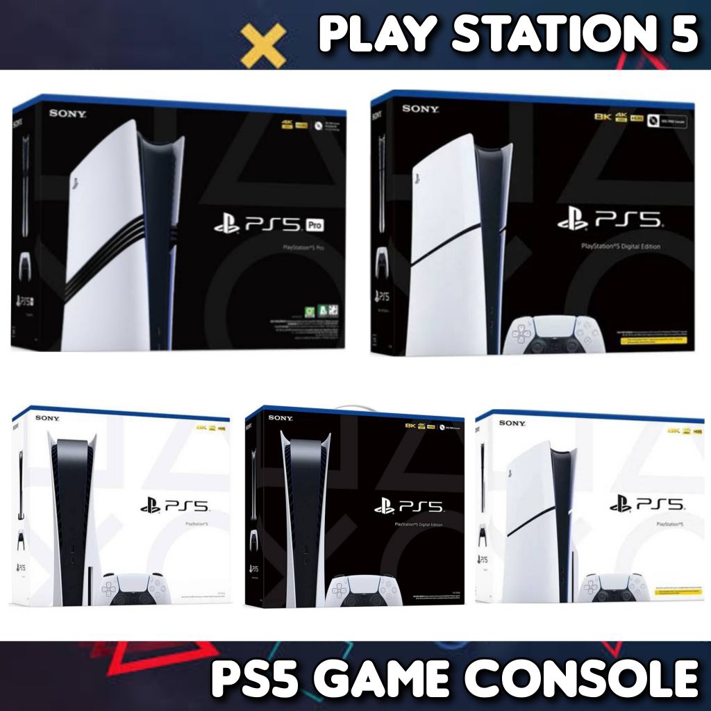 เครื่องเกมส์ [PS5] PLAYSTATION5 FAT/SLIM/LIMITED รุ่นใส่แผ่น/ดิจิตอล มือ2 | Shopee Thailand