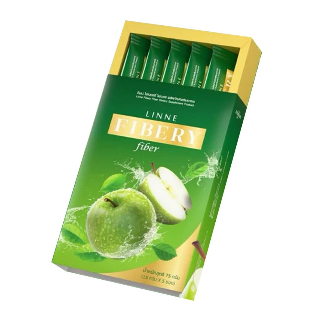 ลินเน่ ไฟเบอร์รี่ ไฟเบอร์ 5ซอง Linne Fibery Fiber ลินเน่ไฟเบอร์รี่ ...