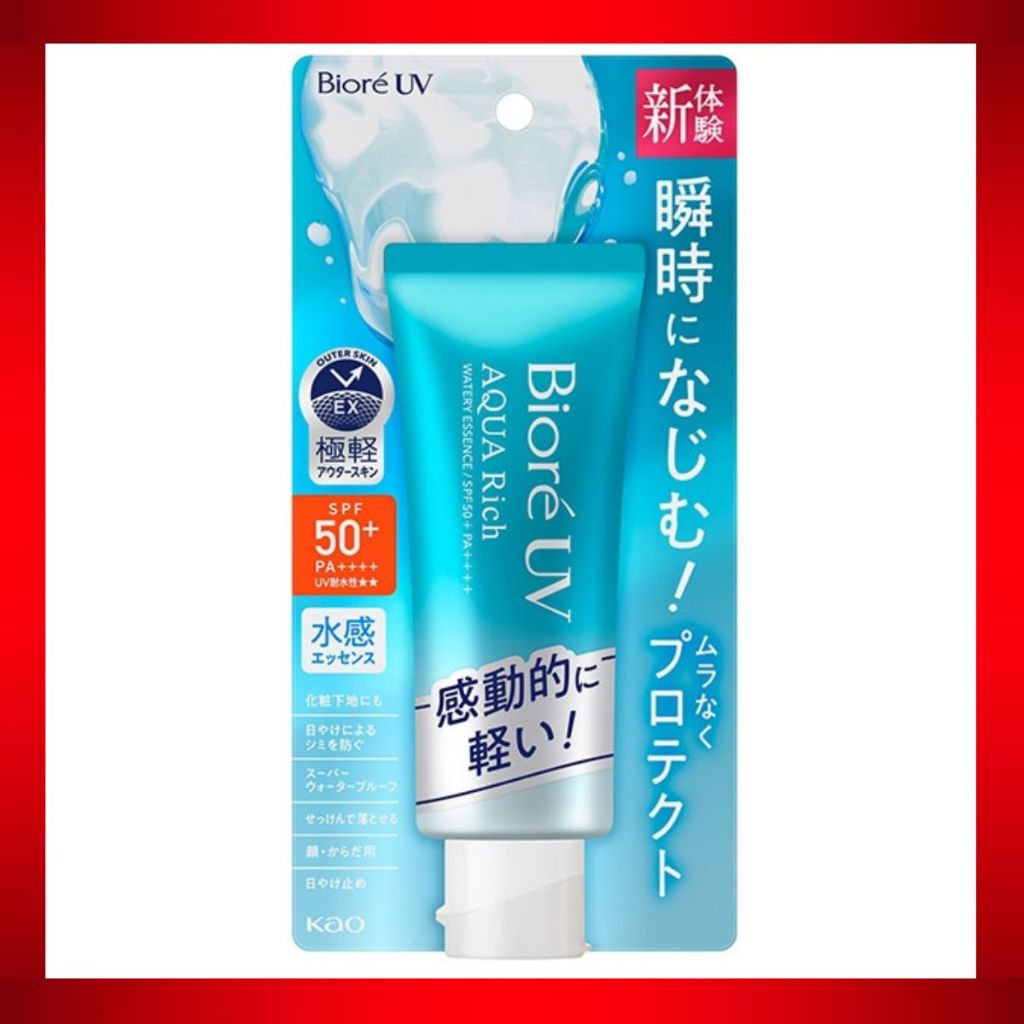 Biore UV Aqua Rich Watery Essence SPF50+ PA++++ (70g, Made in Japan) | Shopee Thailand