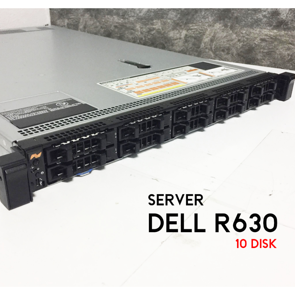 SERVER DELL Poweredge R630 (10Tray) / Ram 128GB DDE4/ + การ์ด RMS-200 ...
