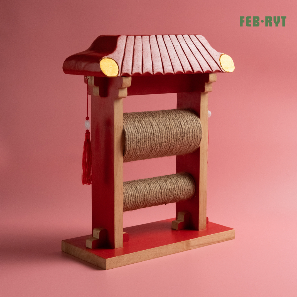 Lucky Gate Scratching Pole เสาโชคดีลับเล็บแมว | Shopee Thailand