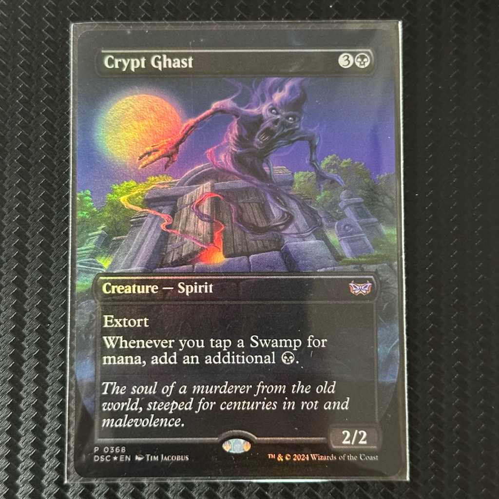 Promotional: Crypt Ghast (Duskmourn Nightmare Bundle Promo Foil ...