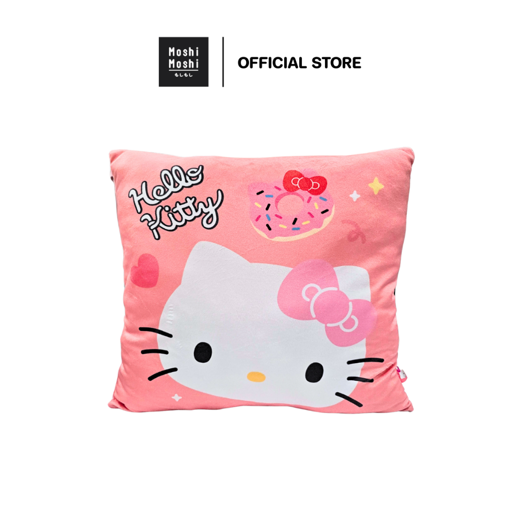 Moshi Moshi หมอนเหลี่ยม หมอนอิง ลาย Hello Kitty ลิขสิทธิ์แท้จากค่าย ...