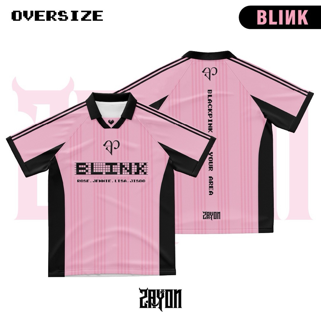 เสื้อแฟนคลับ BLINK Oversize | Pixel Art | Fan Made | เสื้อคอนเสิร์ต K ...