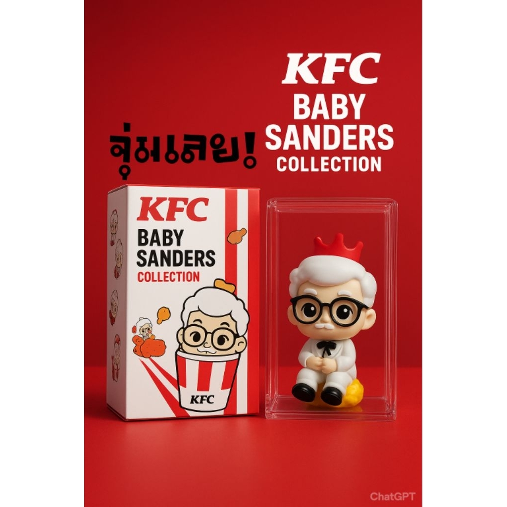 baby Sanders Collection KFC เบบี้ แซนเดอร์สกล่องจุ่ม KFC | Shopee Thailand
