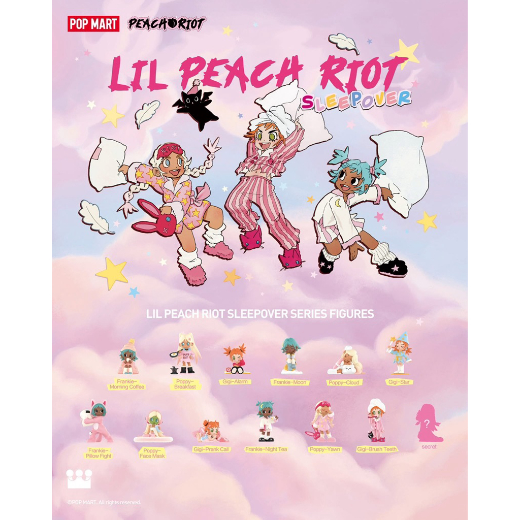 Lil peach riot sleepover series figures เช็คการ์ด แท้ ช้อปไทย | Shopee ...