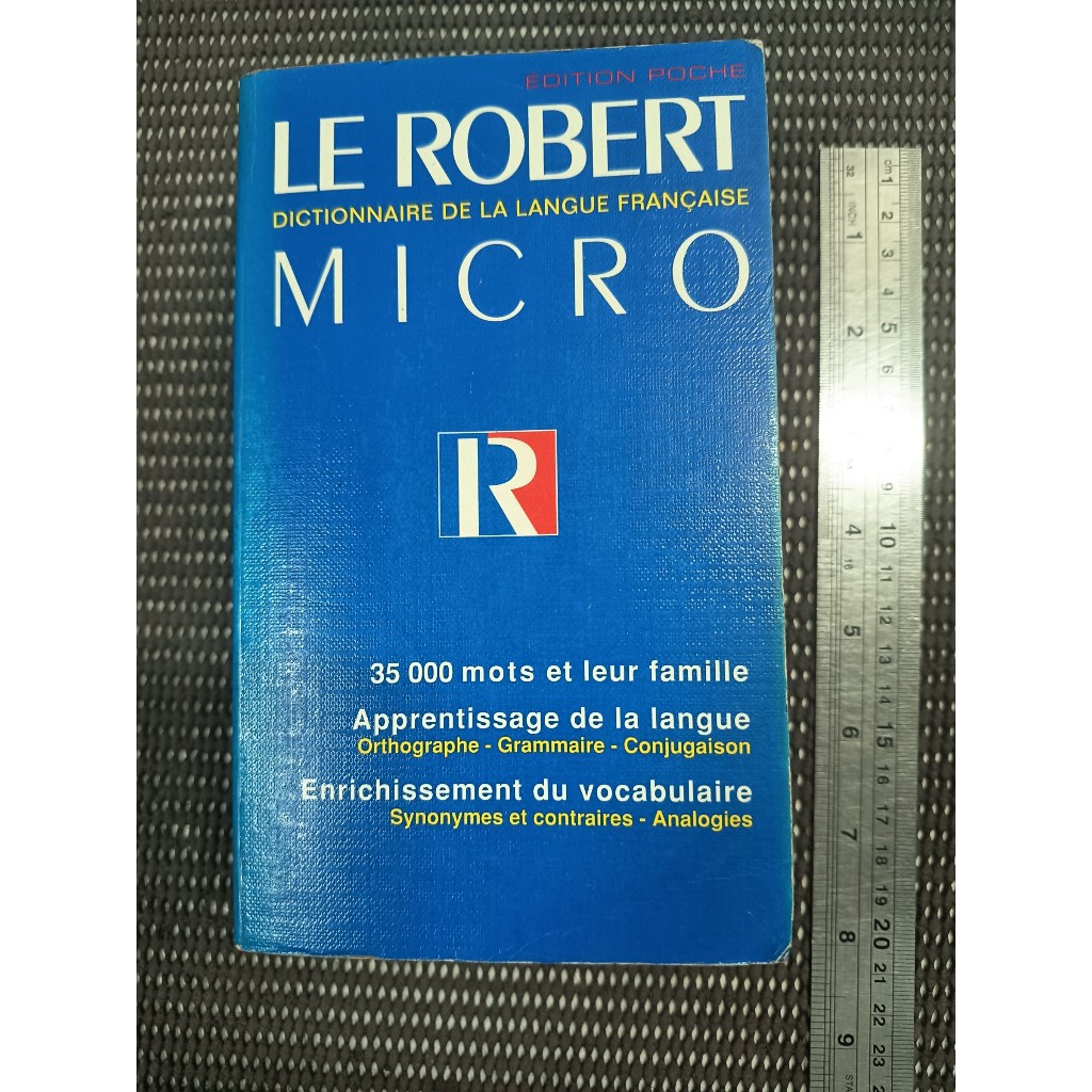 หนังสือ Le Robert Micro: Dictionnaire De La Langue Francaise | Shopee ...