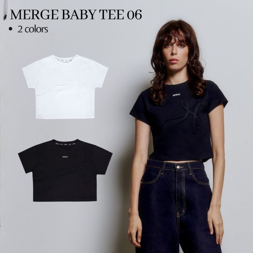 Merge Official - Merge Baby Tee 06 (พร้อมส่ง) | Shopee Thailand