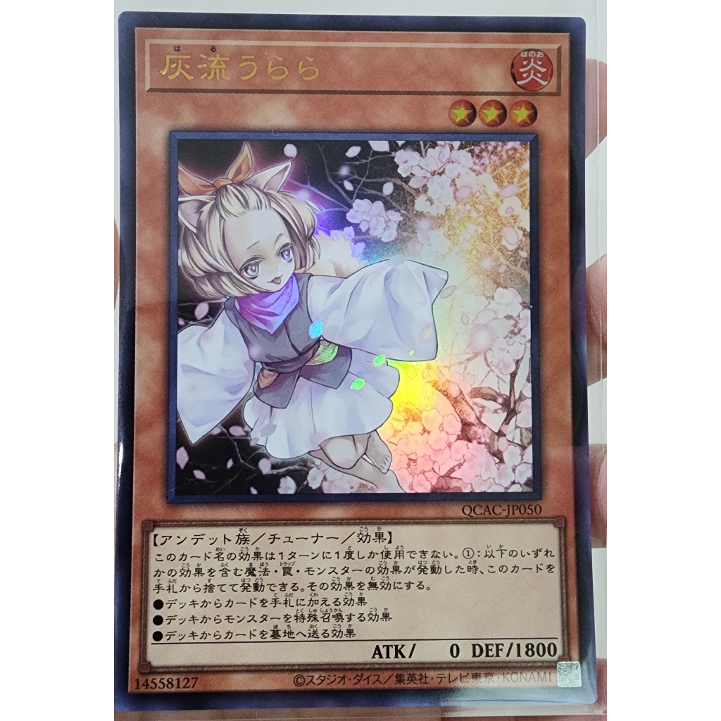 YugiOh! [QCAC-JP050] Ash Blossom & Joyous Spring / Haru Urara (Ultra Rare) การ์ดยูกิโอ ภาษา ...