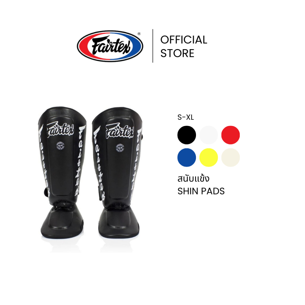 Fairtex สนับแข้ง SP7 Twister สนับแข้งมวยป้องกันด้านหนเาและข้าง แผ่นรอง ...