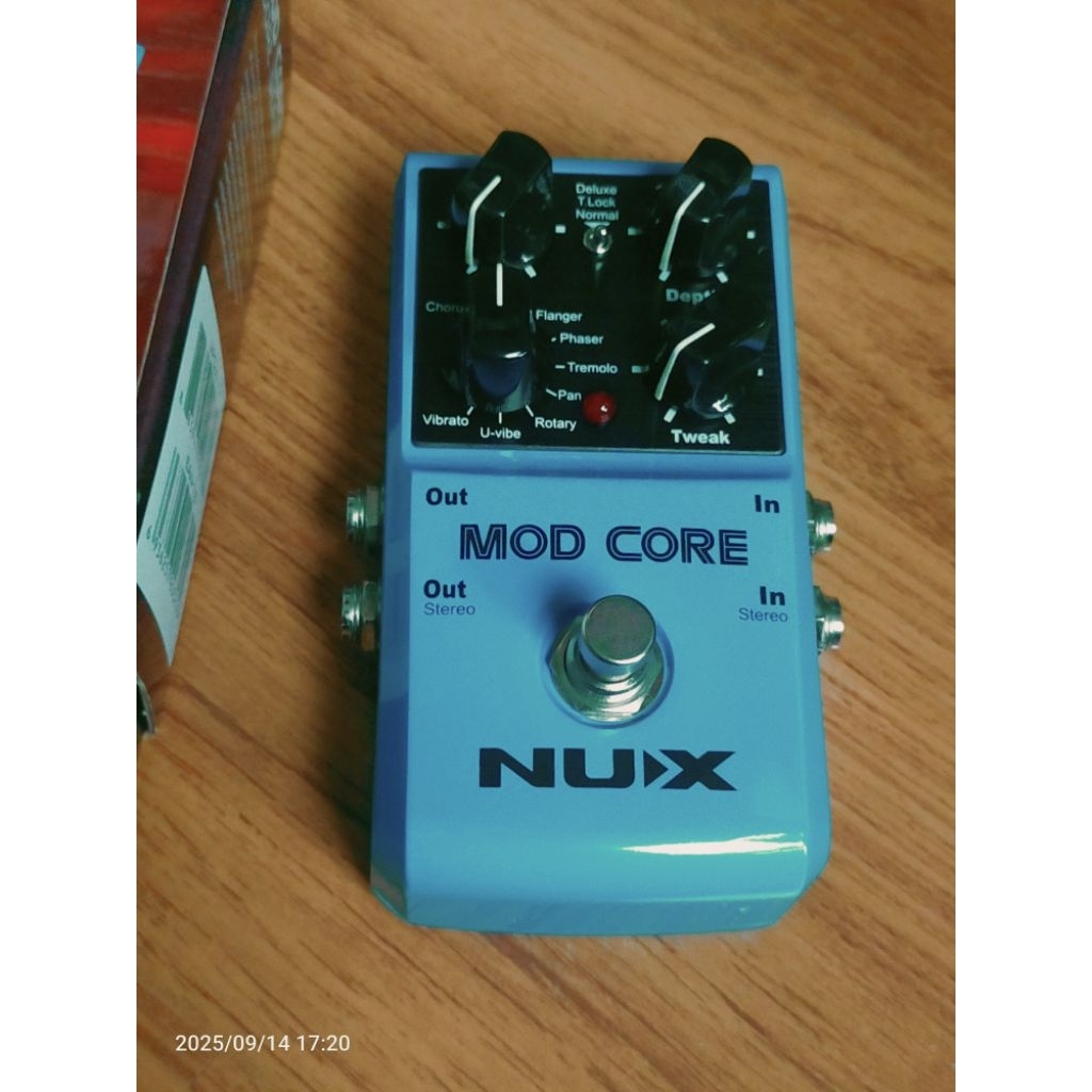 NUX MOD CORE. เอฟเฟกต์กีต้าร์ มือ1ตัวโชว์ เวอร์ชั่นแรก ใส่แบต9vได้ ...