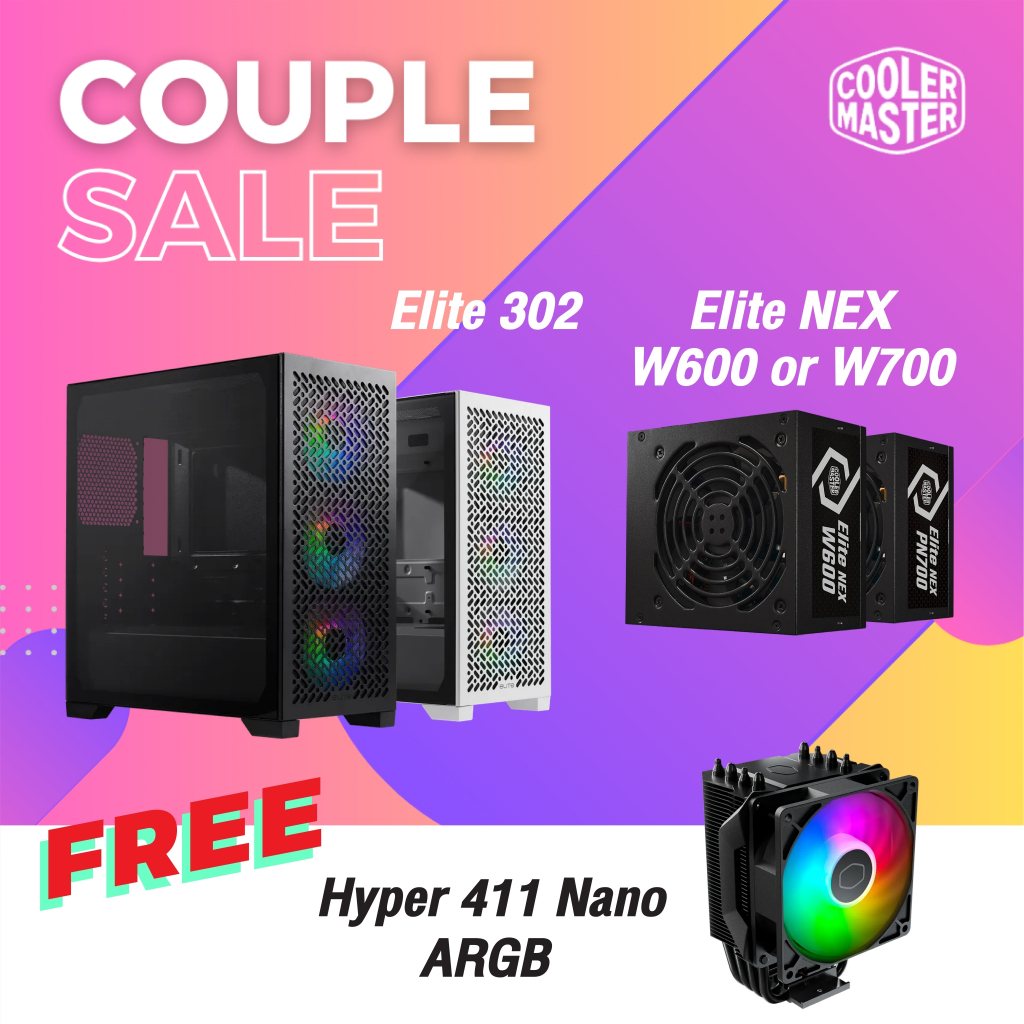 เคสคอมพิวเตอร์ Cooler Master (CASE-mATX) รุ่น Elite 302 | Shopee Thailand
