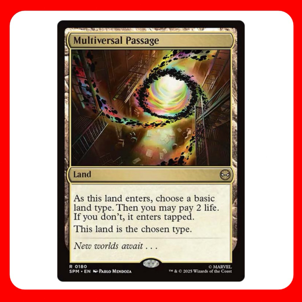 [MTG] Multiversal Passage [SPM] [LAND] [RARE] [NORMAL] [ENG] (การ์ดเม ...