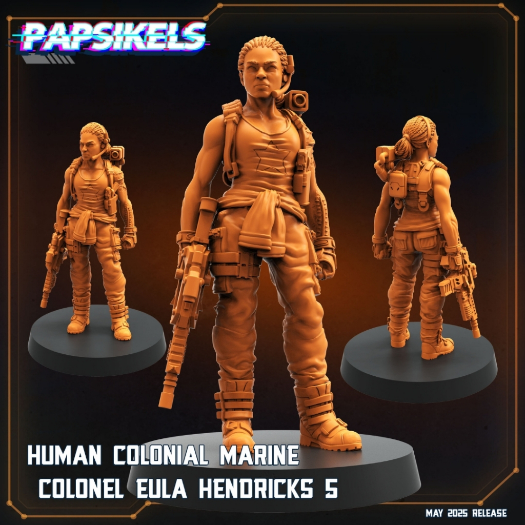Colonial Marine Colonel Eula Hendricks [5] - Vs Humans - Humanoid Human ...