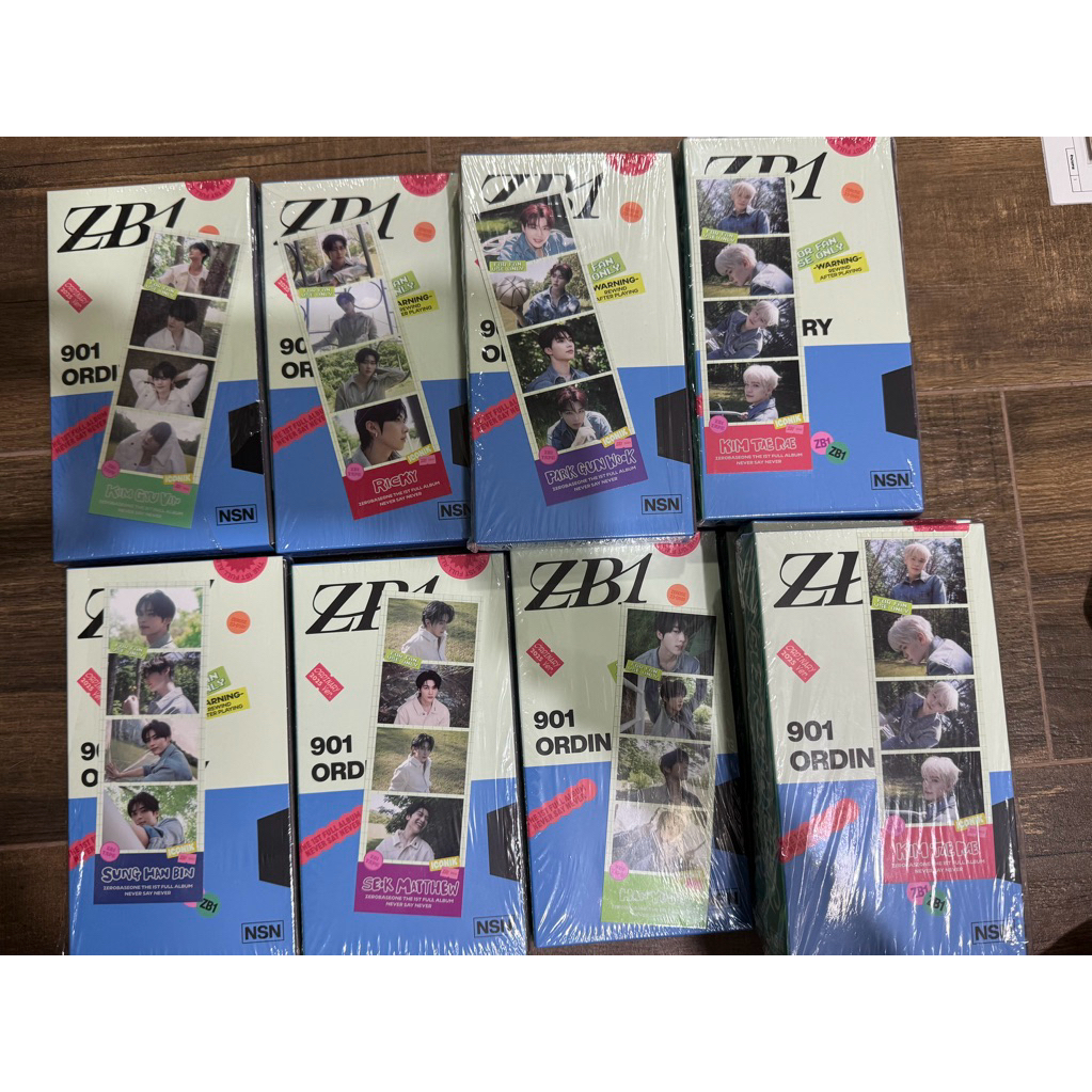 พร้อมส่ง อัลบั้ม เปล่า ZEROBASEONE ZB1 เจเบวัน NEVER SAY NEVER ORDINARY ...