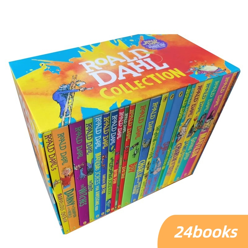 Roald Dahl English Children's Literature Story Books (24 Volumes ...