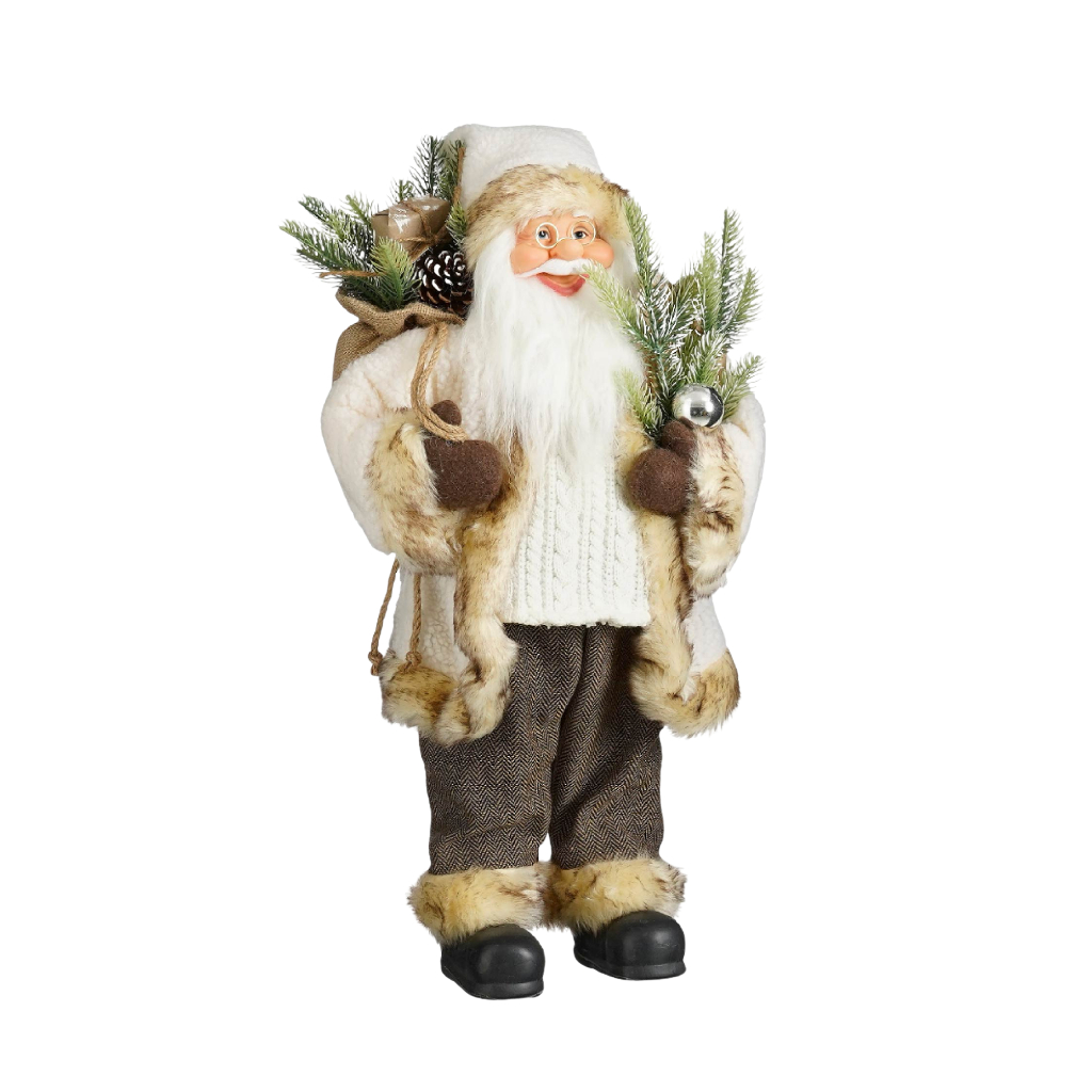 ตุ๊กตาซานต้าคลอสสีน้ำตาล - Brown Santa Claus Dolls | H 60 cm. | Shopee ...