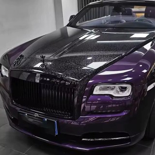 Alicar สติ๊กเกอร์แร๊ฟ Car Wrap Film เกรดพรีเมี่ยม ลาย Black Forged ...