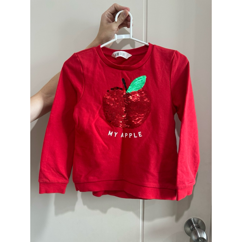 เสื้อกันหนาว H&M ของแท้ size eur. 122/128 สีแดง มือ 2 ใส่ 1 ครั้ง ขอดูรูปเพิ่มได้ค่ะ | Shopee ...