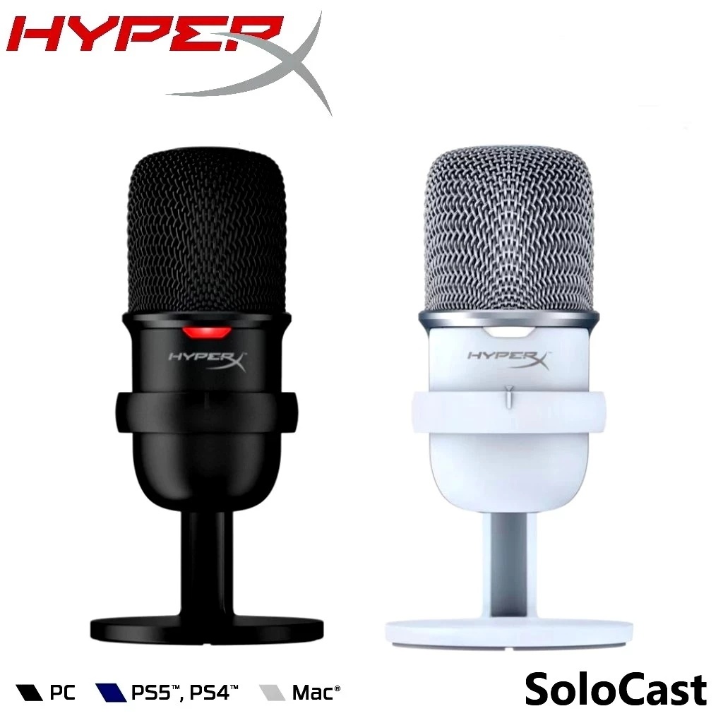 【สินค้ามี】HyperX QuadCast S & SoloCast ไมโครโฟนสำหรับเกมสตรีมมิ่ง - ออกแบบมาเพื่อเสียงที่ชัดเจน ...