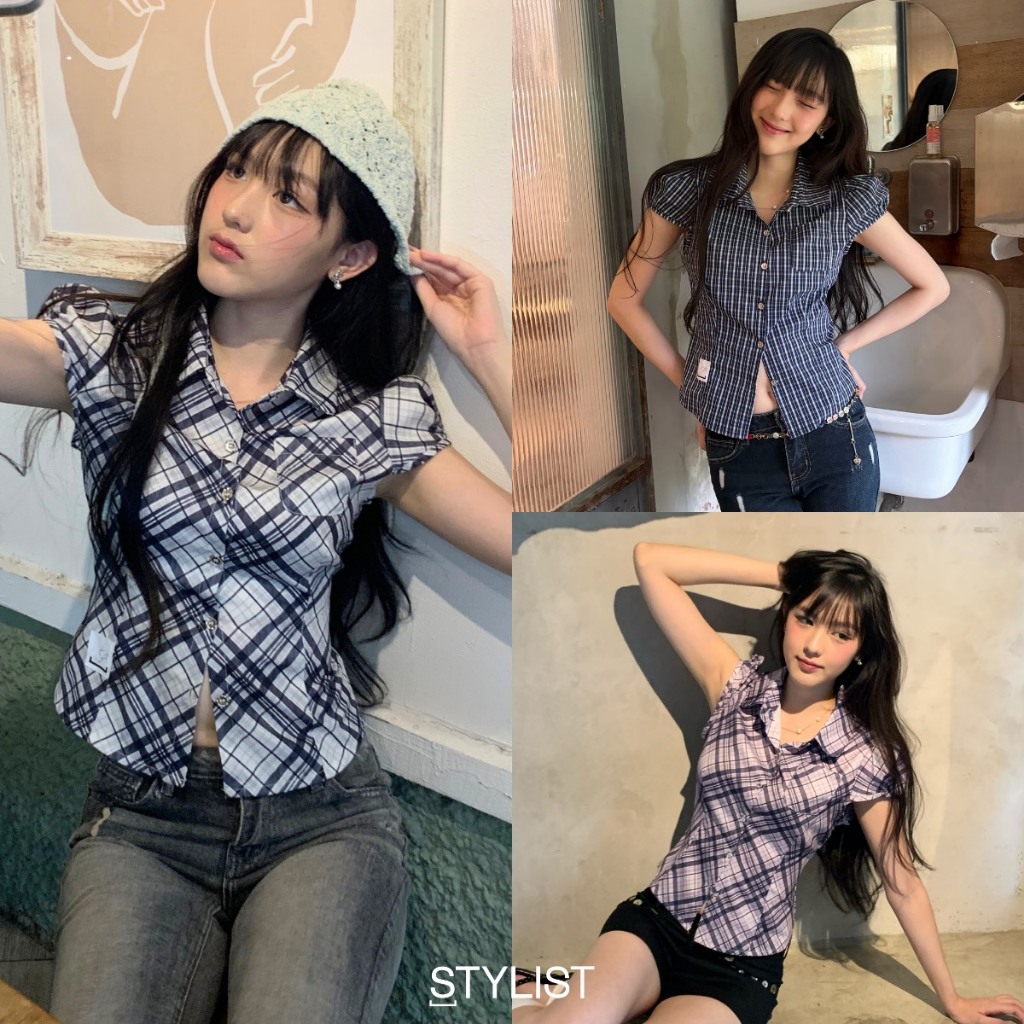 [ ลด 25% วันสุดท้าย ] STYLIST - Ruby Scott Blouses-005 เสื้อเชิ้ตทรง ...