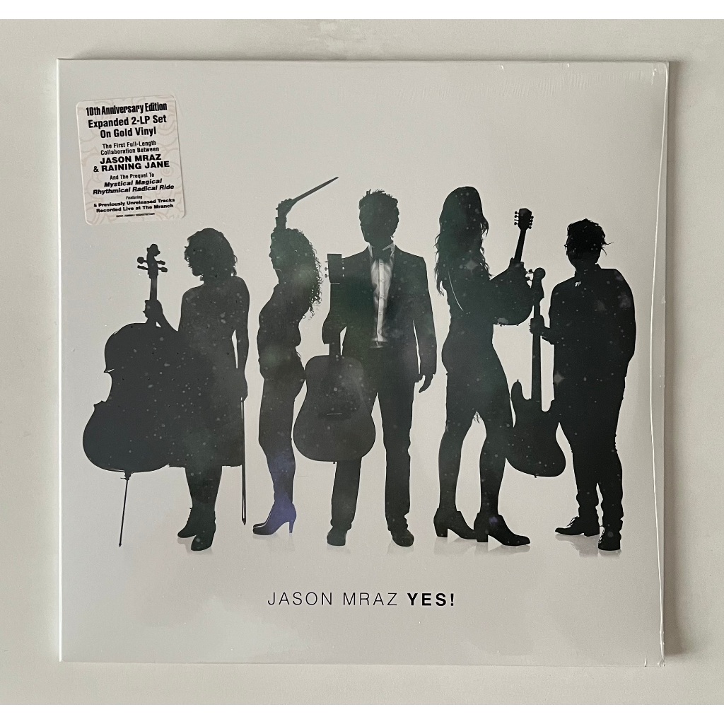 แผ่นเสียง Jason Mraz (Gold vinyl ) Album : Yes! | Shopee Thailand