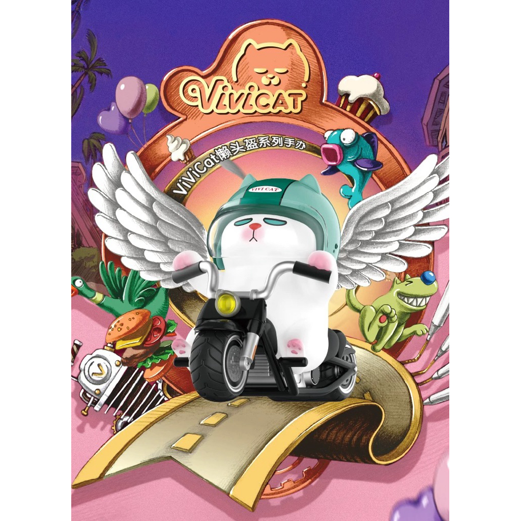 （จุ่ม) Vivicat Lazy Helmet Series Basic Link กล่องสุ่ม | Shopee Thailand