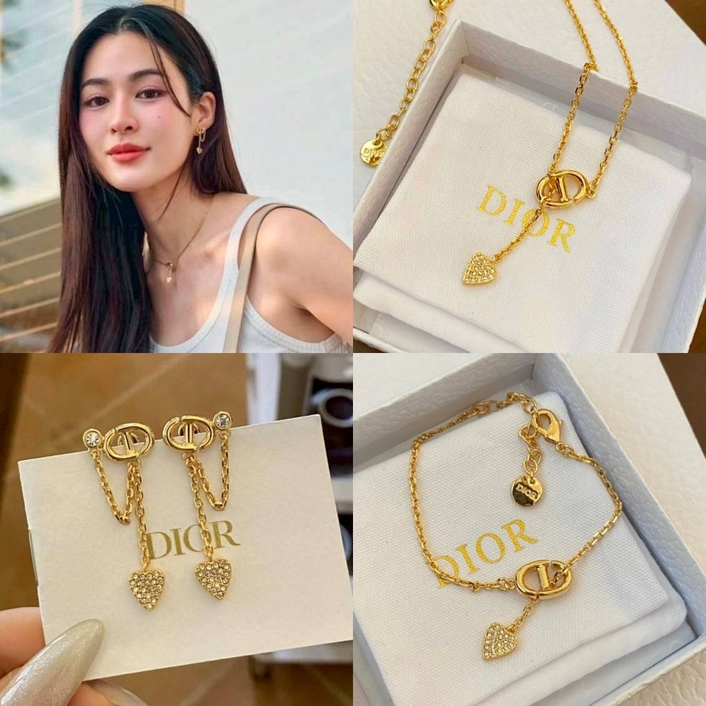 ต่างหู สร้อยคอ สร้อยข้อมือ C งานวีไอพี งานสวย สินค้าพร้อมส่ง E376 B064 ...