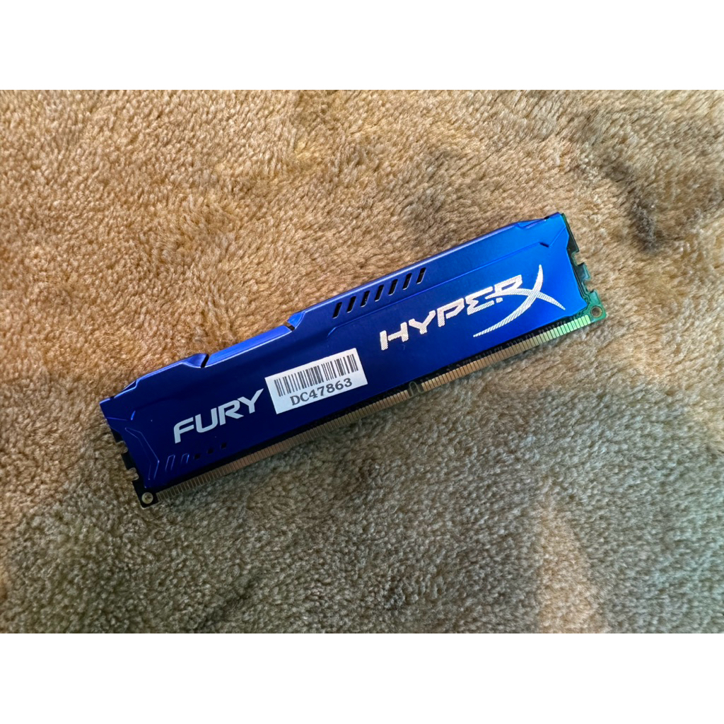 4GB (4GBx1) DDR3 1600MHz RAM (หน่วยความจำ) KINGSTON HyperX FURY (BLUE ...