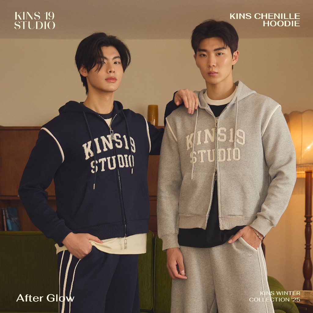 KINS 19 STUDIO | KINS Chenille Hoodie เสื้อฮู้ดคินส์ [KN325] | Shopee ...
