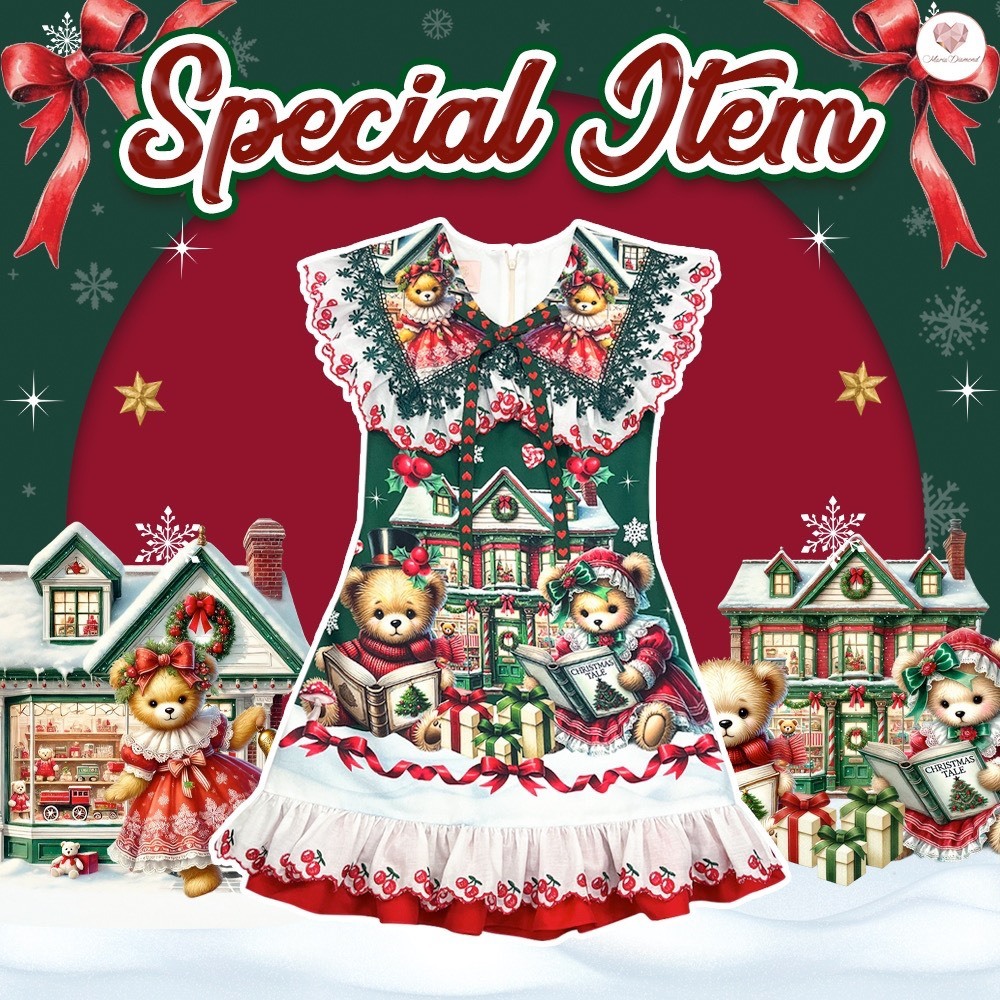 (Special มี3XL) Maria Diamond สีเขียว You My Heart Dress เดรสผ้าไหม ...