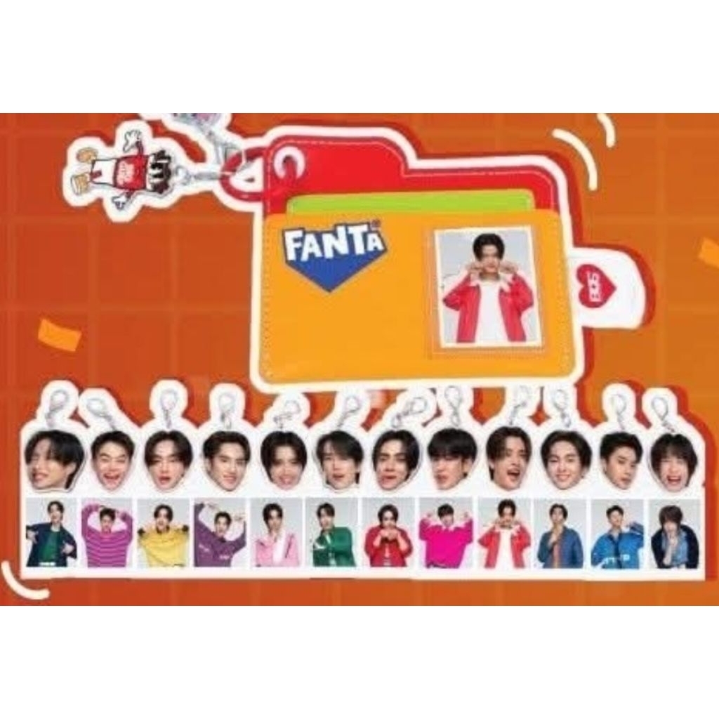 การ์ดแฟนต้าBUS พวงกุญแจ กระเป๋า Fanta x Bus | Shopee Thailand