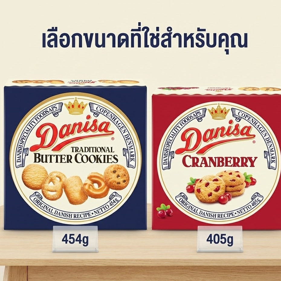 ⭐ Danisa คุกกี้เดนิชเนยสดแท้ สูตรต้นตำรับ ขนาด 454g / 405g ของแท้ ...