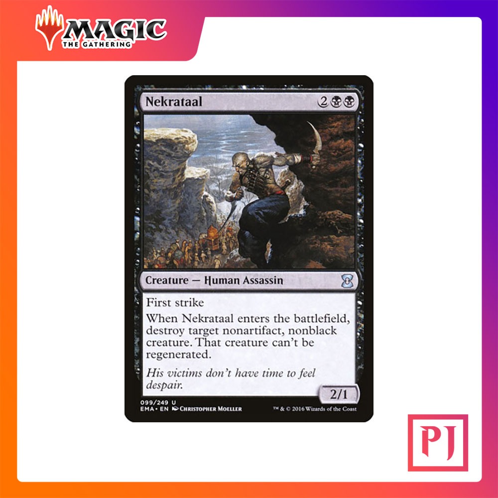 [MTG] Nekrataal [EMA] [BLACK] [UNCOM] [NORMAL] [ENG] (การ์ดเมจิค ...