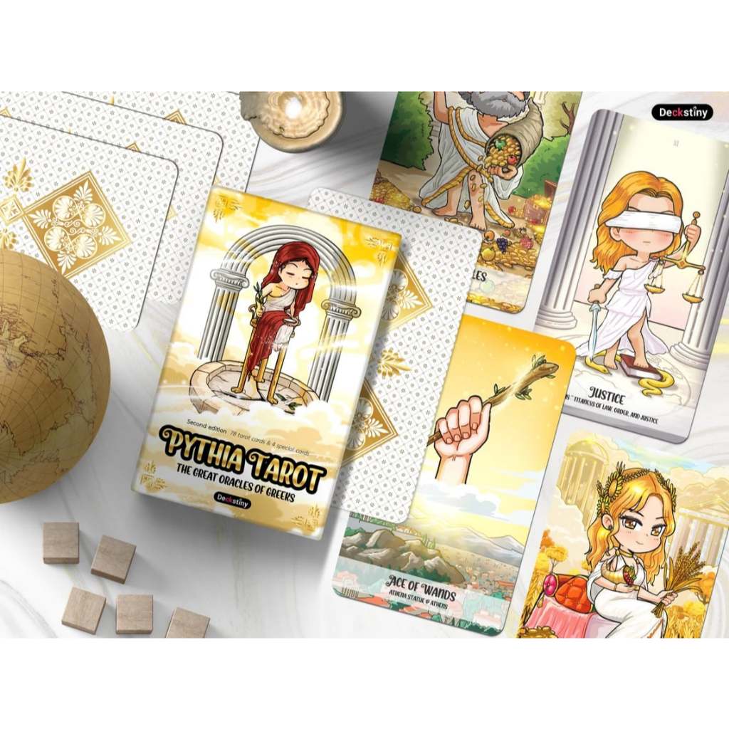 Pythia Tarot หลุดQCมือ1ในซีล จากค่ายDeckstiny | Shopee Thailand