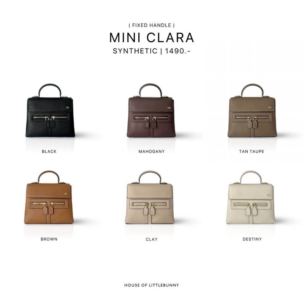 LITTLEBUNNY official Mini clara pu (synthetic material) | Shopee Thailand
