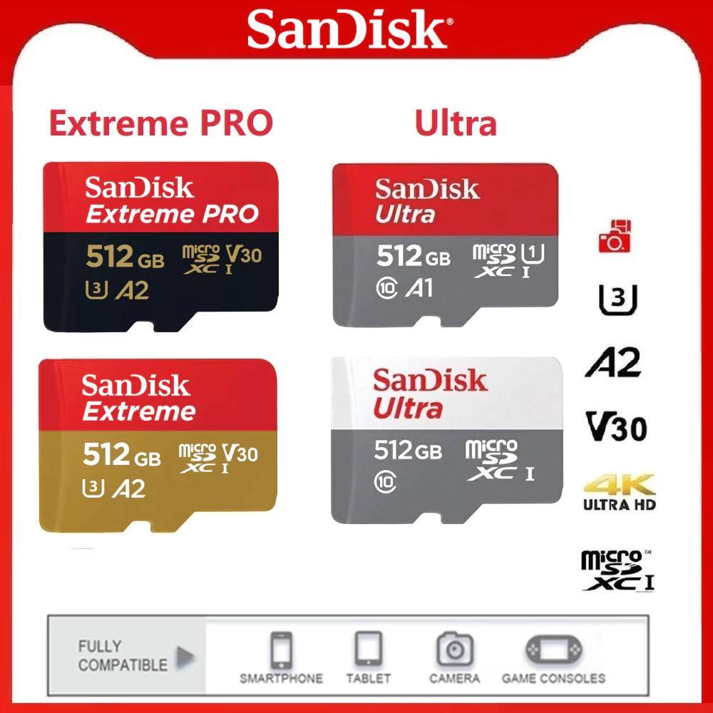 SanDisk Ultra A1 / Extreme A2 / Extreme Pro A2 microSD Memory Card with ...