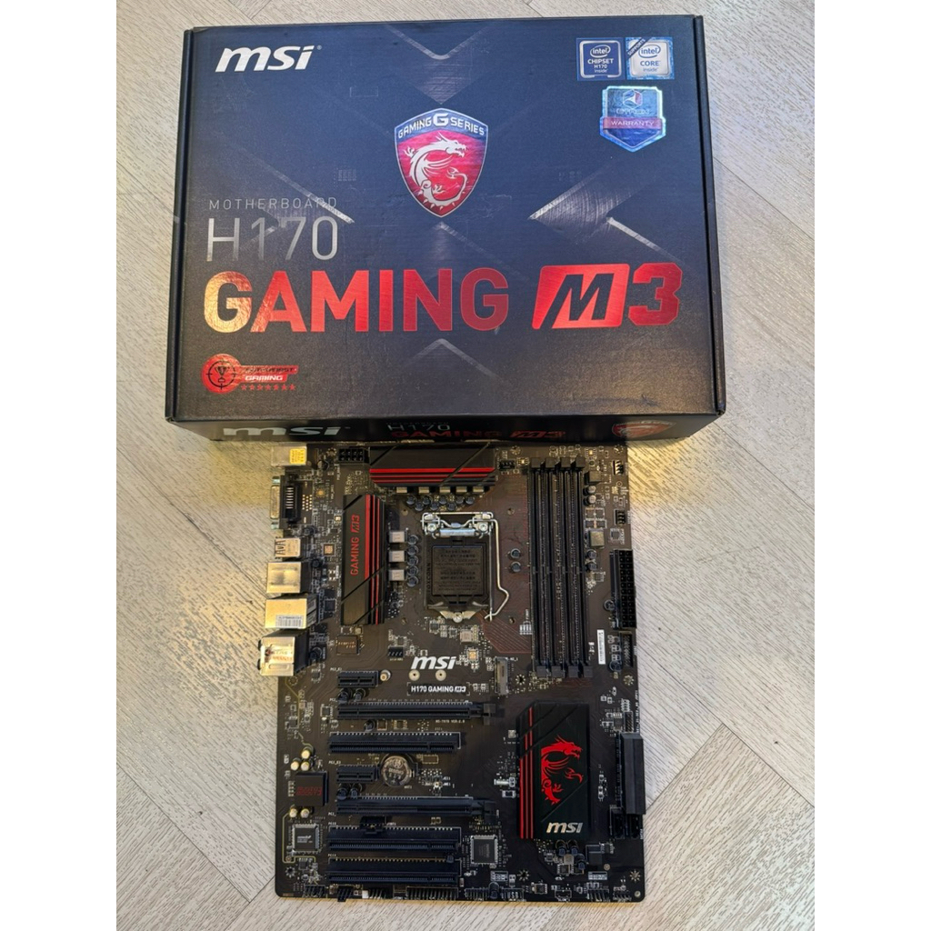 mainboard msi h170 gaming m3 socket 1151 | Shopee Thailand
