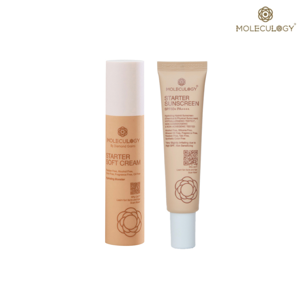 MOLECULOGY[ SET 2 ชิ้น ] STARTER SUNSCREEN Spf50+ Pa++++ 30g & Starter ...
