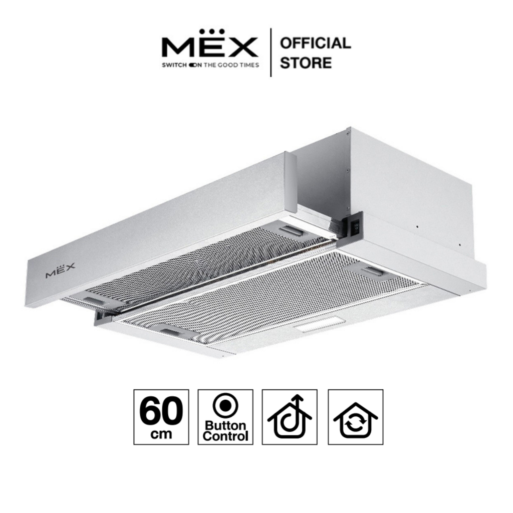 MEX รุ่น SLD62 เครื่องดูดควันสลิมไลน์ ขนาด 60 ซม. (ติดตั้งทั้งระบบต่อ ...