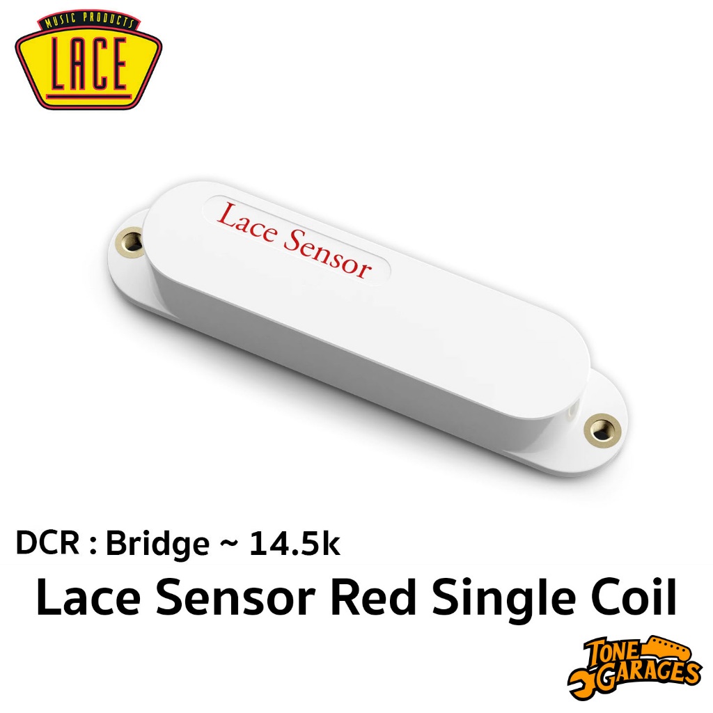 Lace Music Lace Sensor Red Single Coil Pickup for ฺBridge ปิ๊กอัพ ...