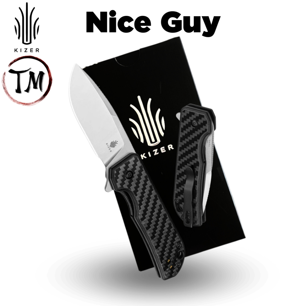 Kizer Nice Guy V3011C1 มีดพับEDCออกแบบอย่างพิถีพิถันโดย Azo มีน้ำหนักเบา | Shopee Thailand
