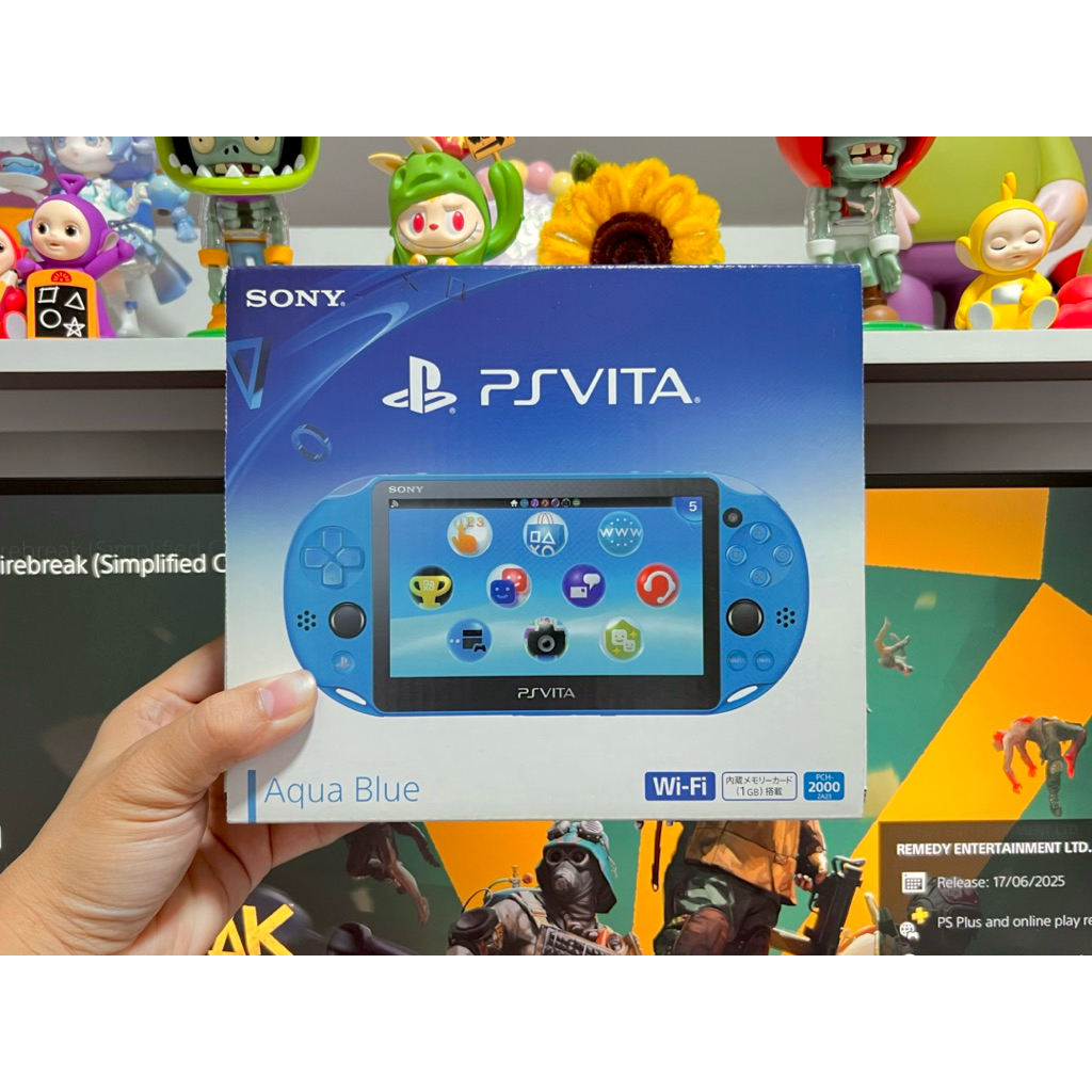 PSVITA2000 Aqua Blue งานกล่อง มือ 2 สภาพสวยมากๆ หายากสุดๆ เล่นได้ทั้ง ...