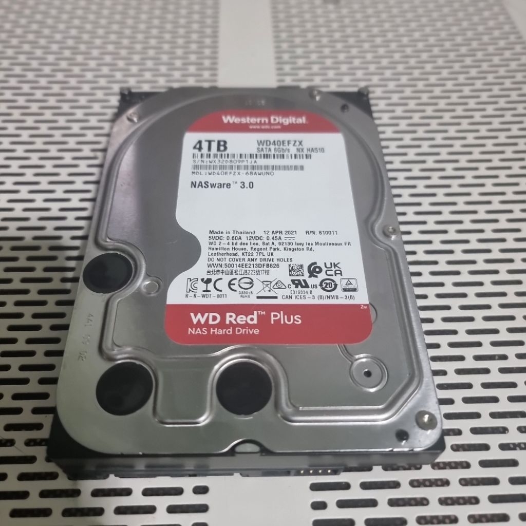 WD Red 4TB มือสอง NASware3.0 | Shopee Thailand
