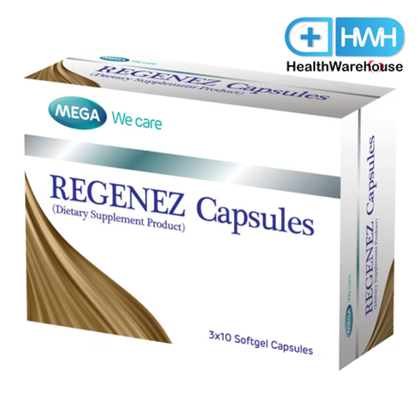 Mega We Care Regenez Capsules 30 รีจีเนซ แคปซูล (ผลิตภัณฑ์เสริมอาหาร ...