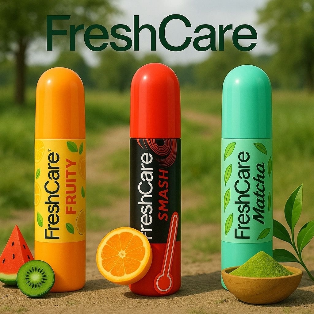 Freshcare Smash & Matcha & Fruity เฟรชแคร์ 4 in 1 ยาดมอินโด กลิ่นหอม สด ...