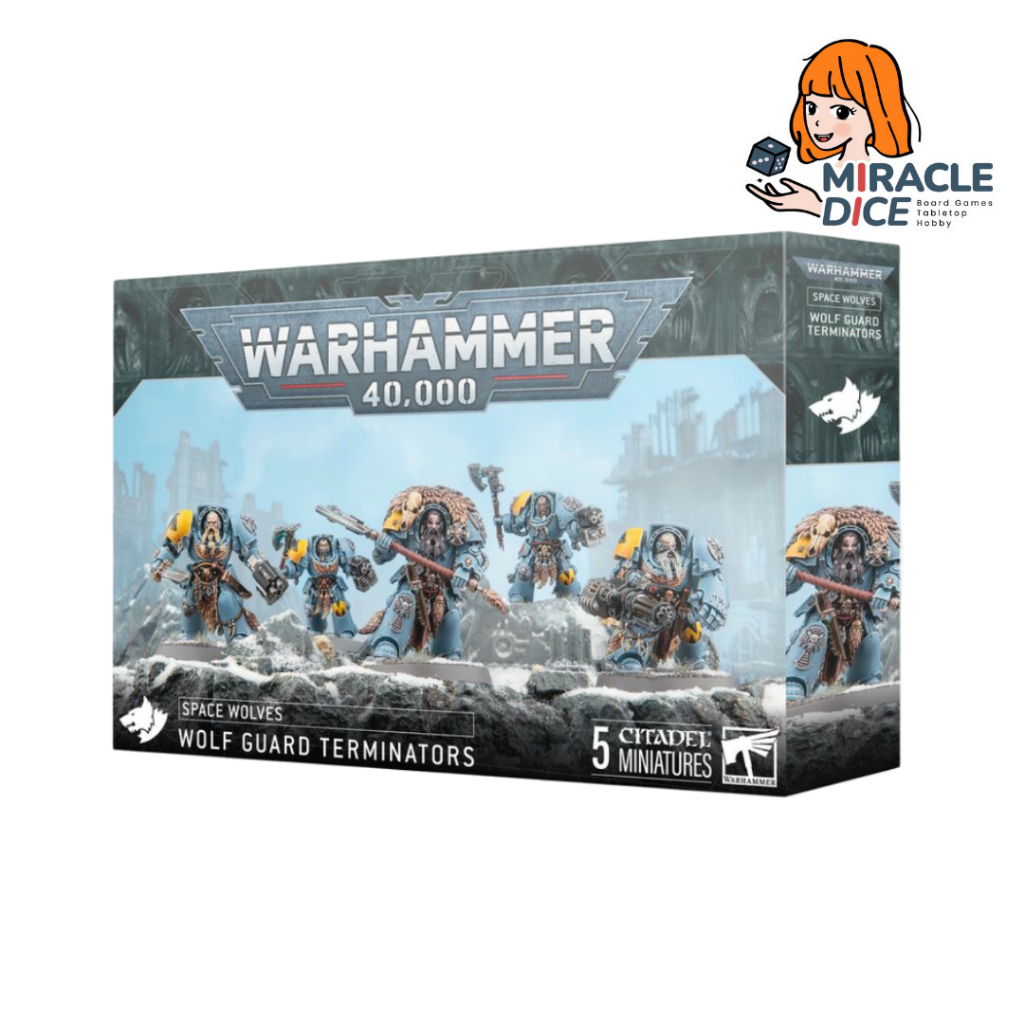 [พร้อมส่ง] Warhammer 40K : Space Wolves : Wolf Guard Terminators ...