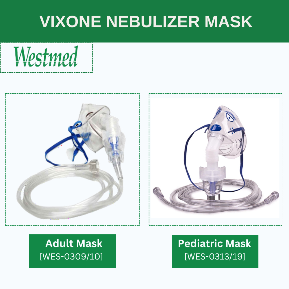 Westmed VIXONE Nebulizer Mask ชุดพ่นละอองยา สำหรับการพ่นละอองยาใน ...