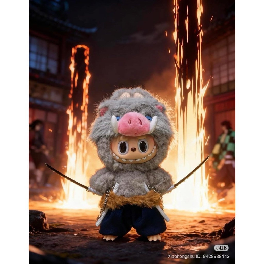 ชุดลาบูบู้ Labubu Demon Slayer Ver. 1/2/3 ชุดตุ๊กตา | Shopee Thailand