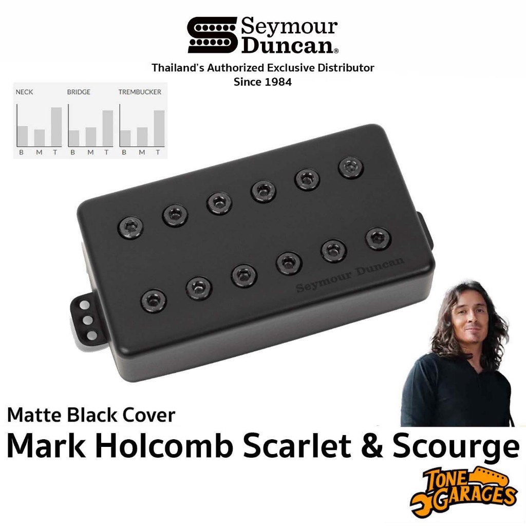 Seymour Duncan Mark Holcomb Scarlet & Scourge Pickups 6 Strings Matte ...